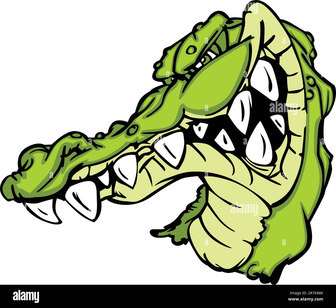 Gator teeth Stock Vector Images - Alamy