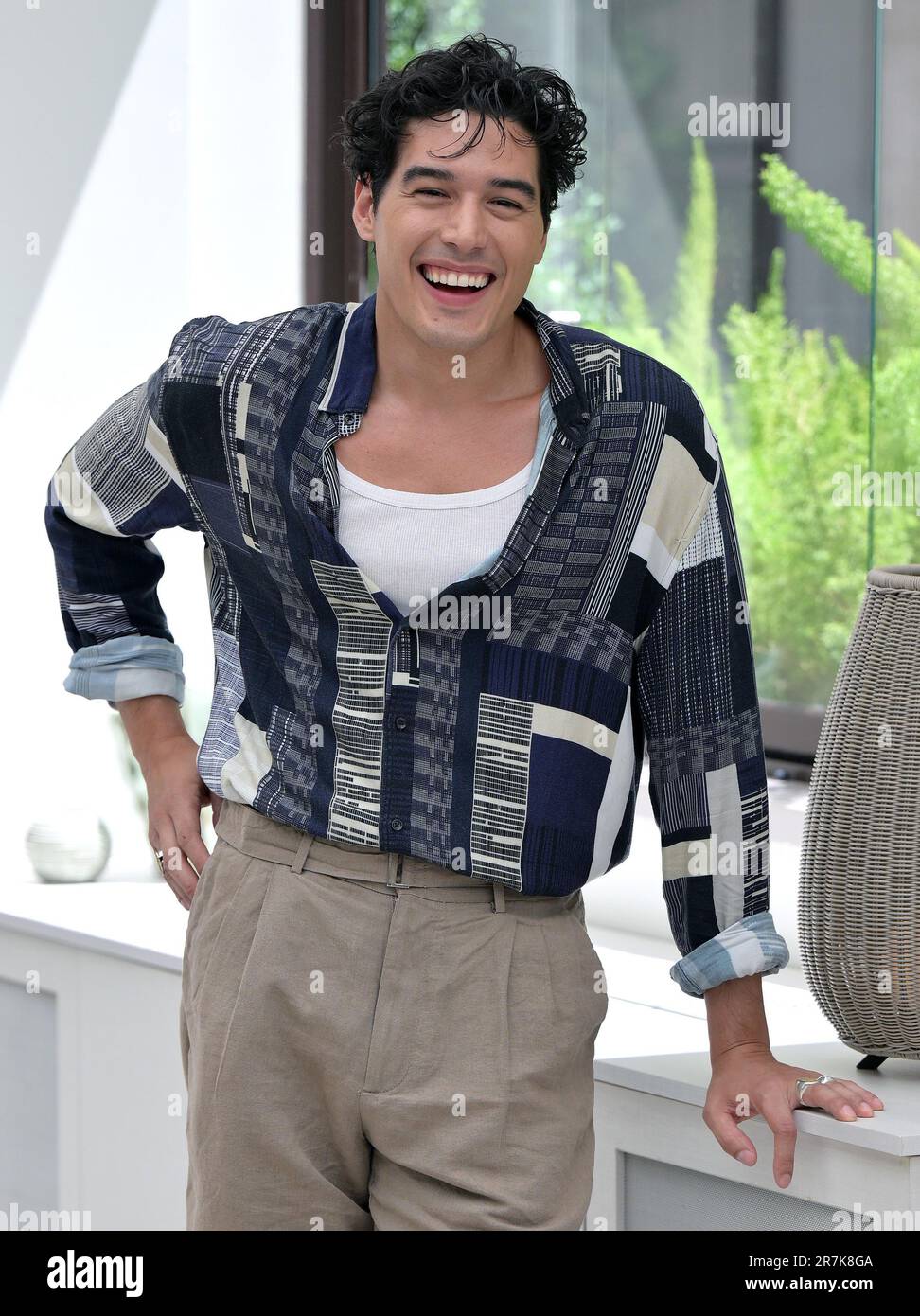 June 16, 2023, ROME, ITALY: Italian actor Cristiano Caccamo poses ...