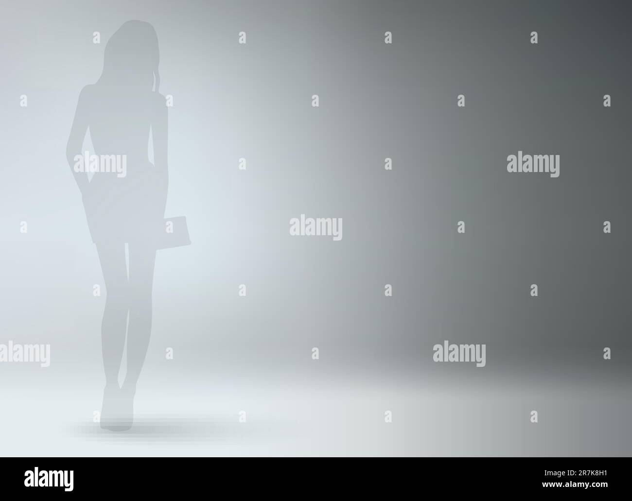 Simple background for model or exhibit. Vector Illustration Stock ...