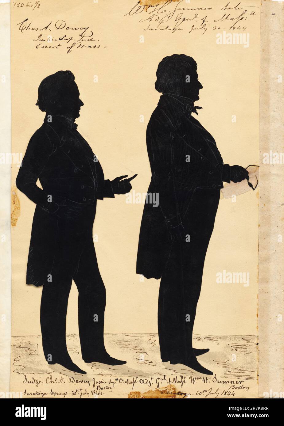 Charles Dewey and William Hyslop Sumner 1844 Stock Photo - Alamy