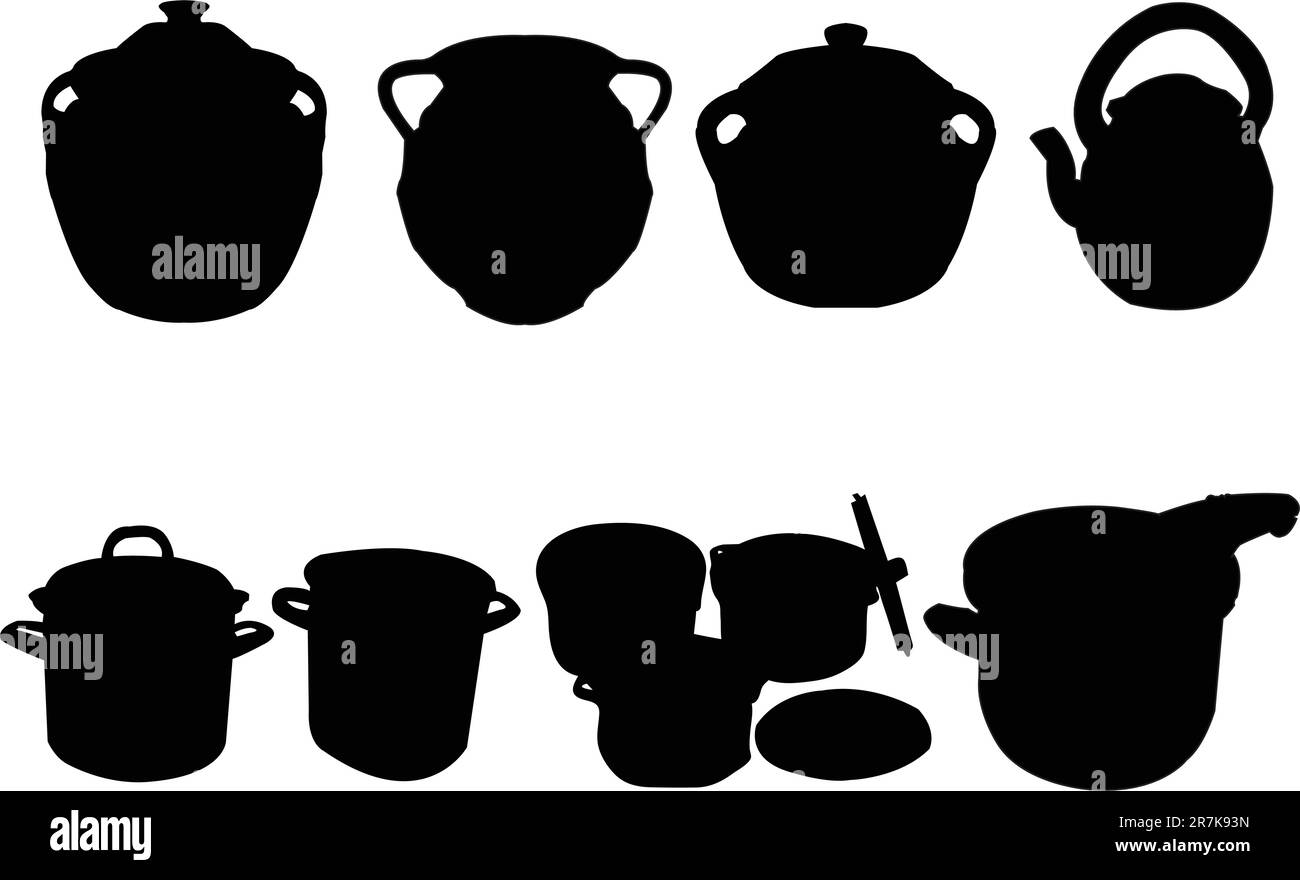 casseroles collection - vector Stock Vector Image & Art - Alamy