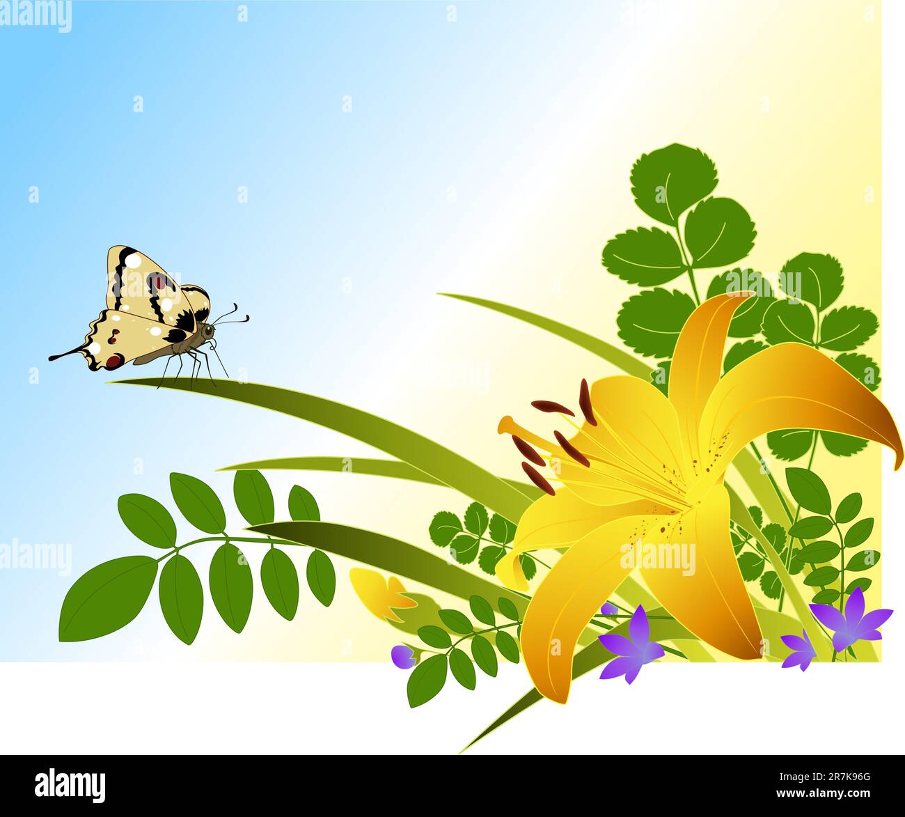 Tree lily Stock Vector Images - Alamy
