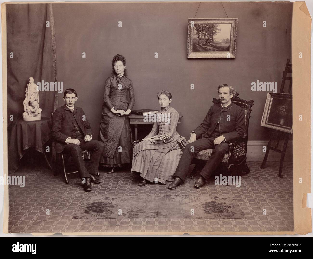 H. H. Bennett 1887 Stock Photo - Alamy