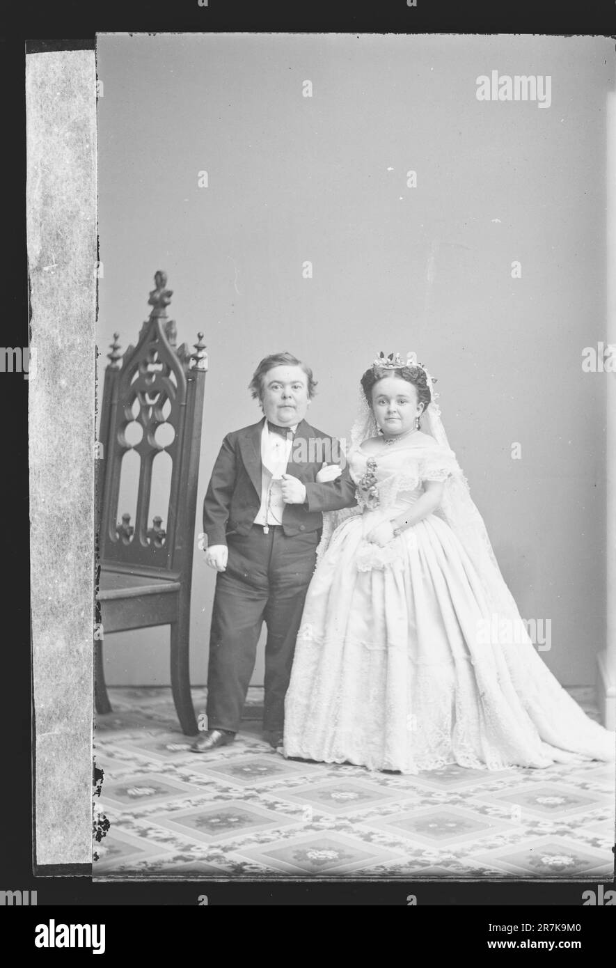 Charles and Lavinia Stratton c. 1860-1870 Stock Photo - Alamy