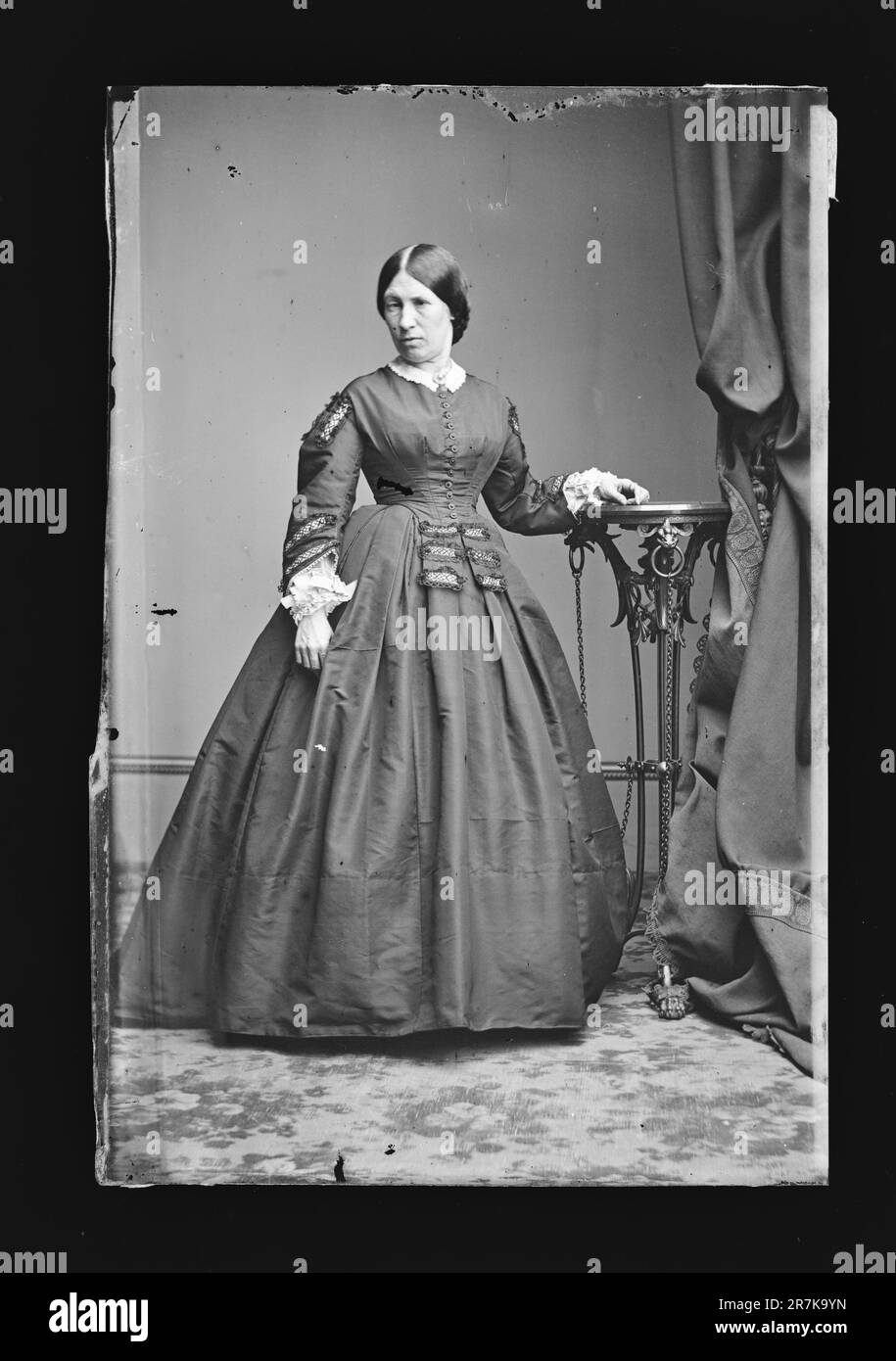 Mrs. Ulysses S. [Julia Dent] Grant c. 1864 Stock Photo - Alamy