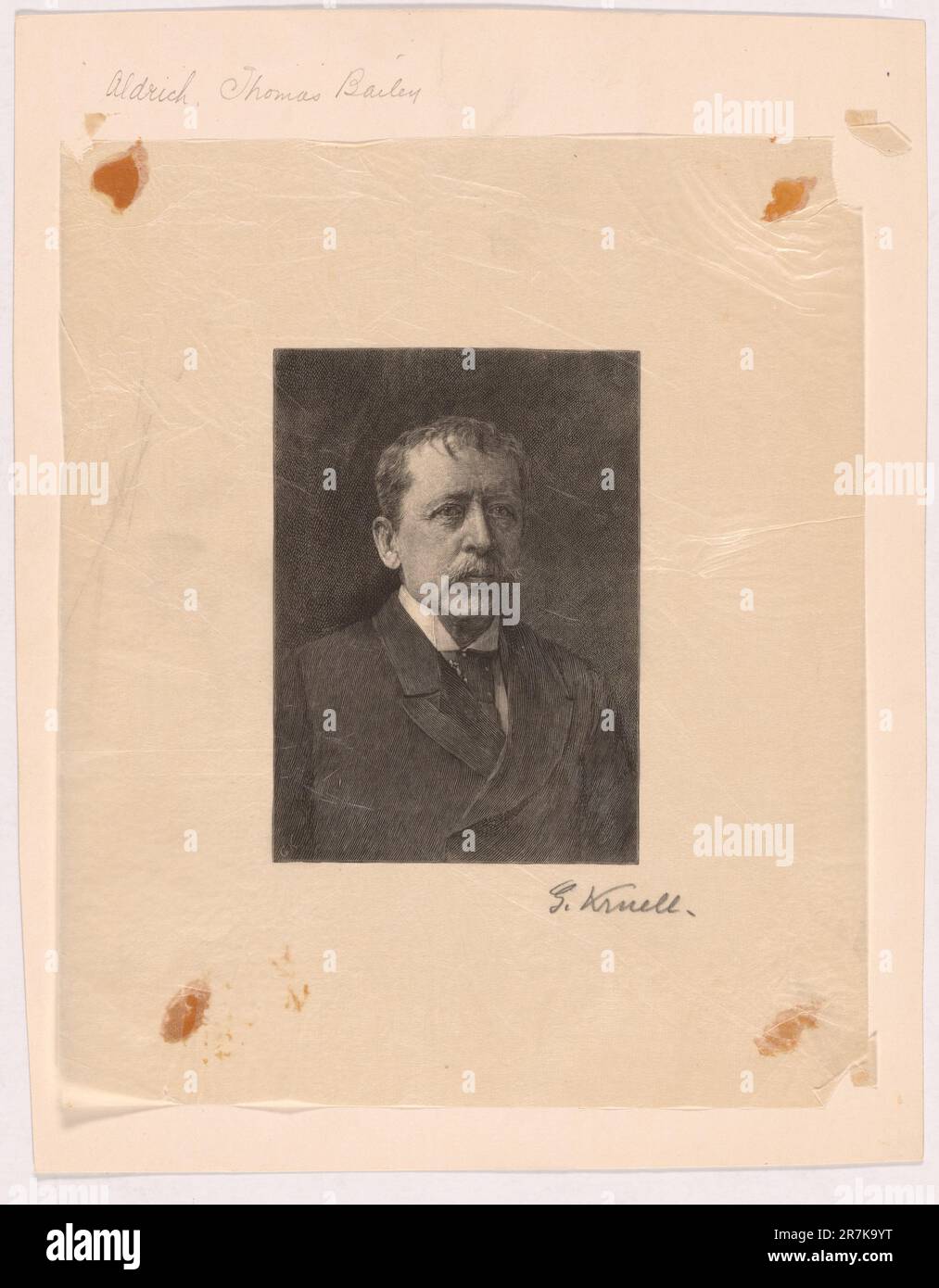 Thomas Bailey Aldrich 1893 Stock Photo - Alamy