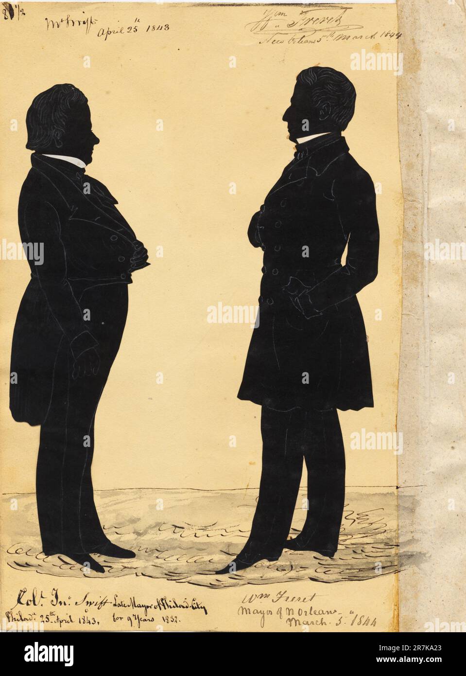 John Swift and William Freret 1843 Stock Photo - Alamy