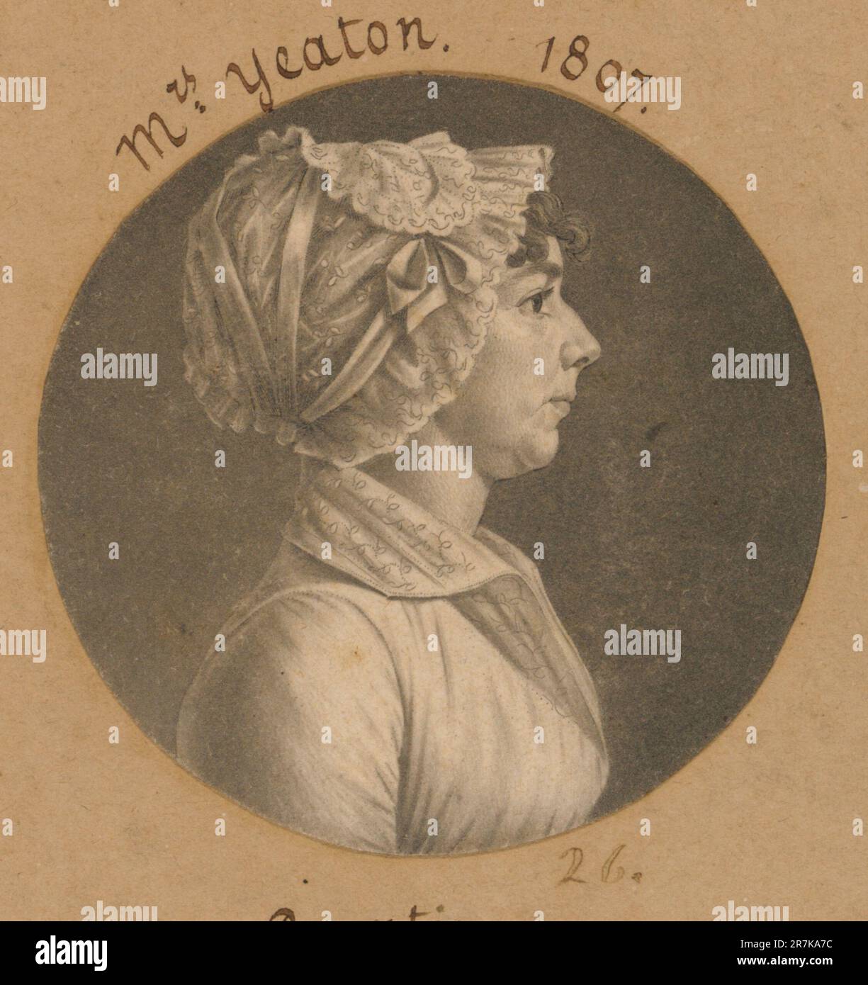 Mary Barr Ricketts 1807 Stock Photo - Alamy