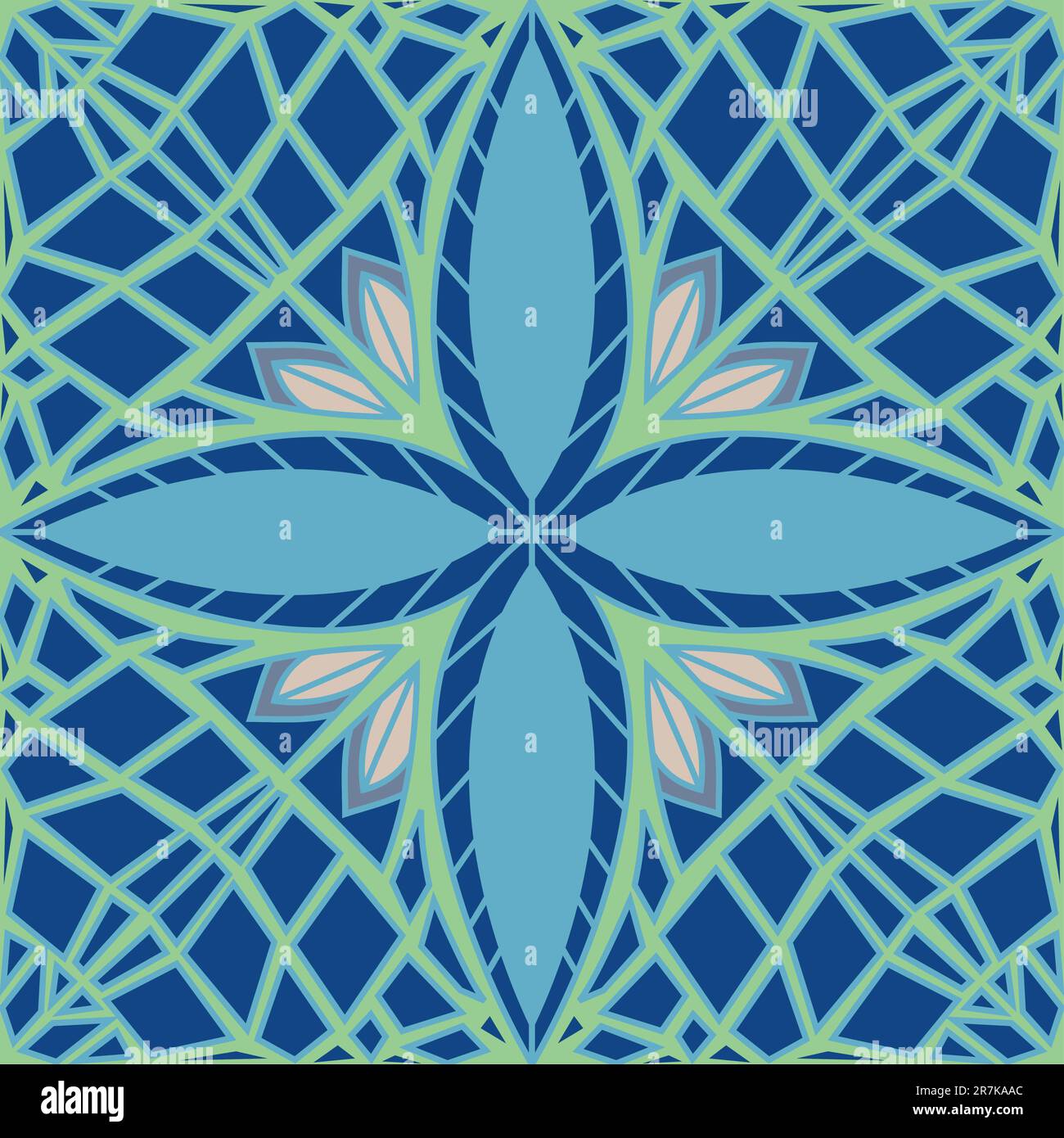 Abstract leaf pattern in Stock Vector Images - Alamy