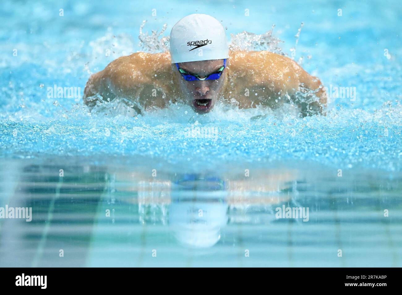 Melbourne, Australia. 16th June, 2023. Thomas Neill swims during the ...