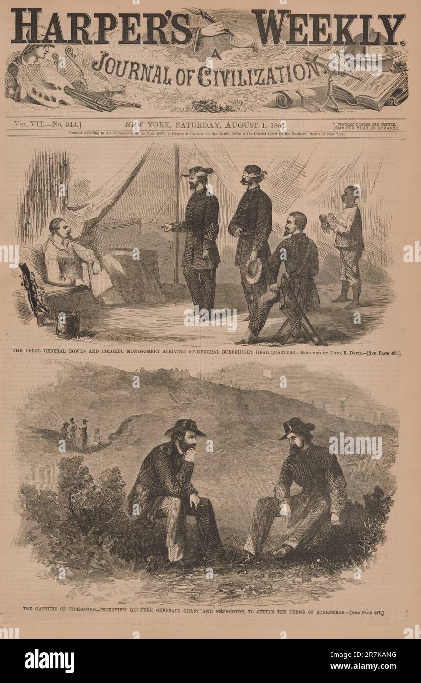 Harper's weekly 1863 hi-res stock photography and images - Alamy