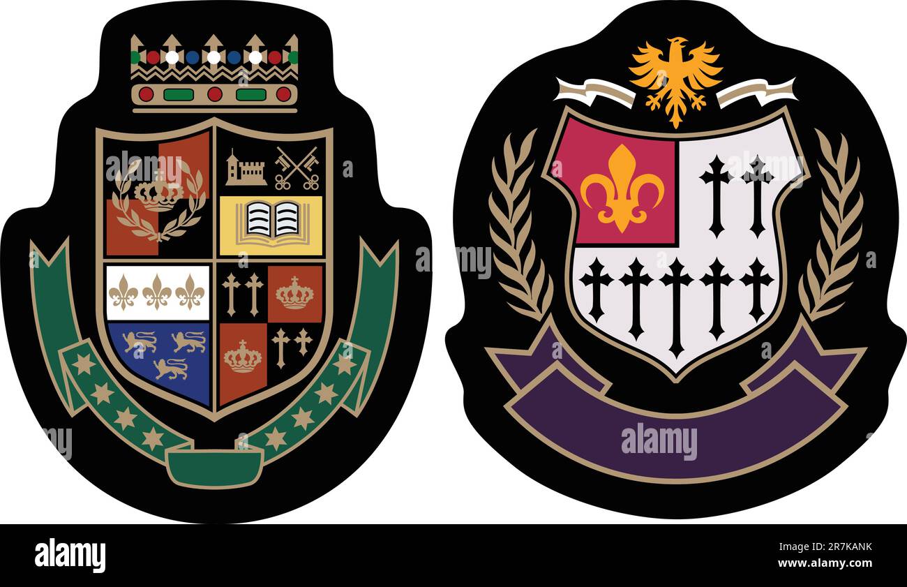 classic college royal badge Stock Vector Image & Art - Alamy