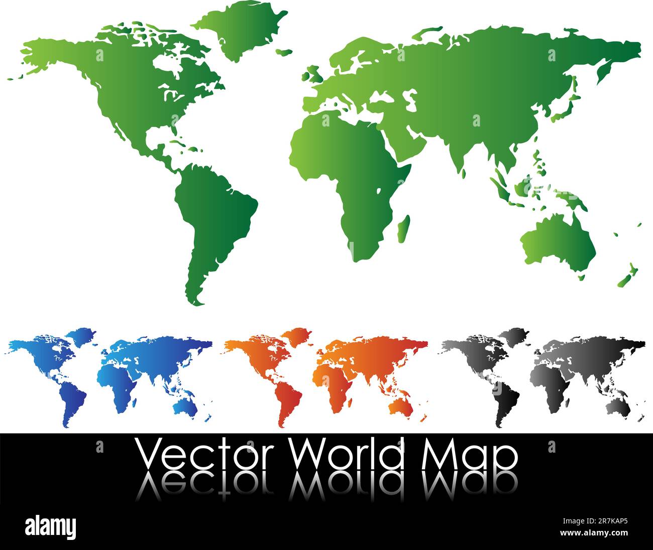 A green eco world maps Stock Vector Image & Art - Alamy