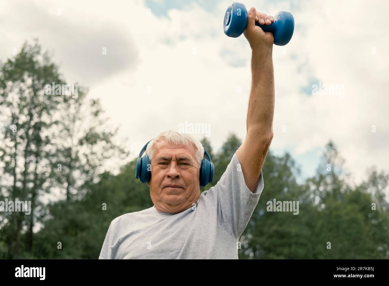 Body healthy older strong happy man hi-res stock photography and images ...