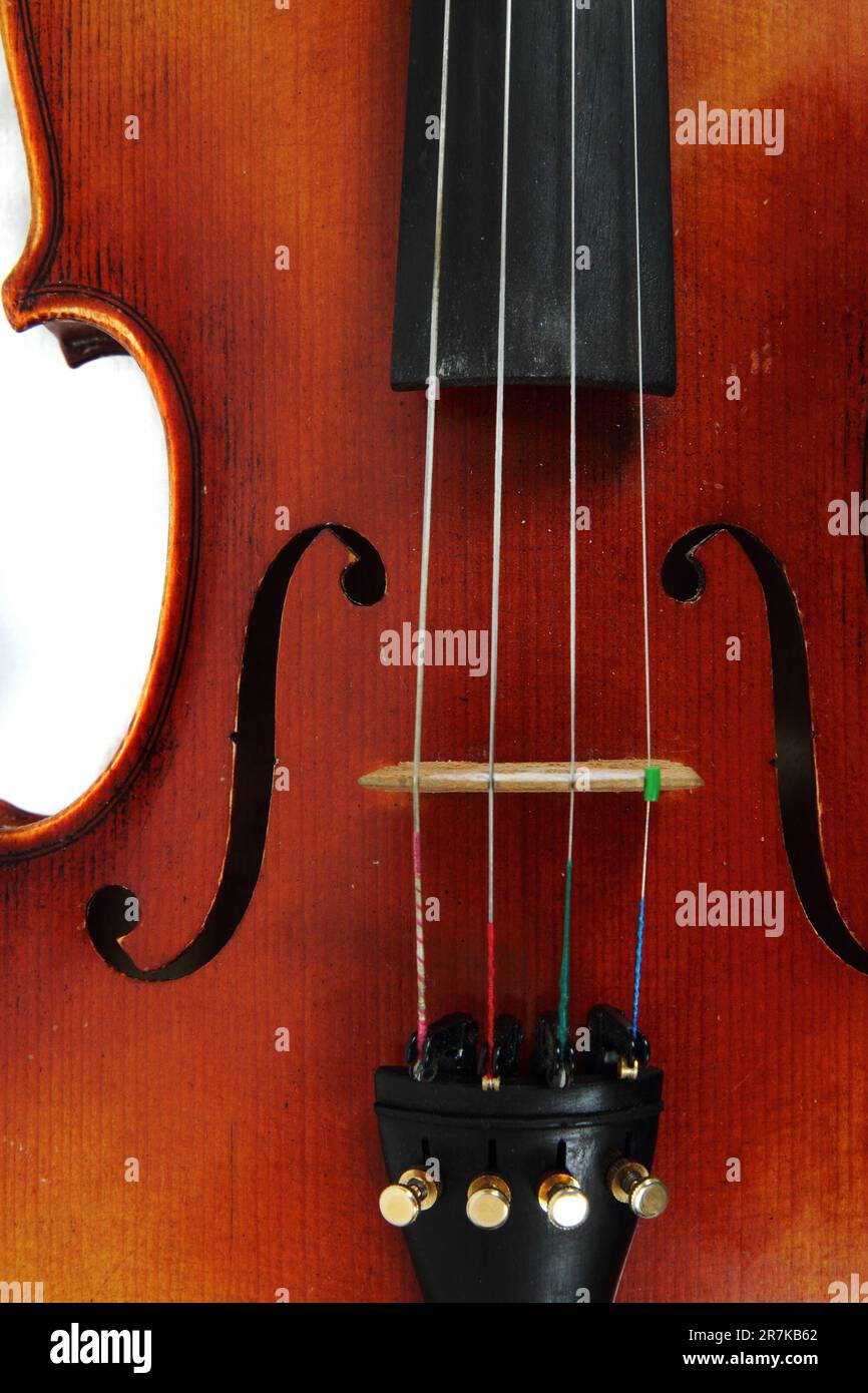 violin details as very nice musical background Stock Photo - Alamy