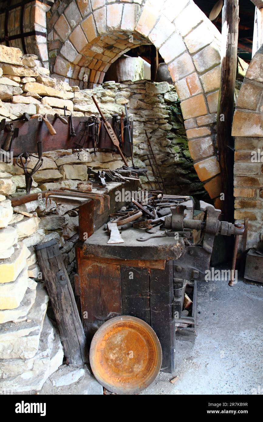 Old historic wrought iron blacksmithing hi-res stock photography and ...