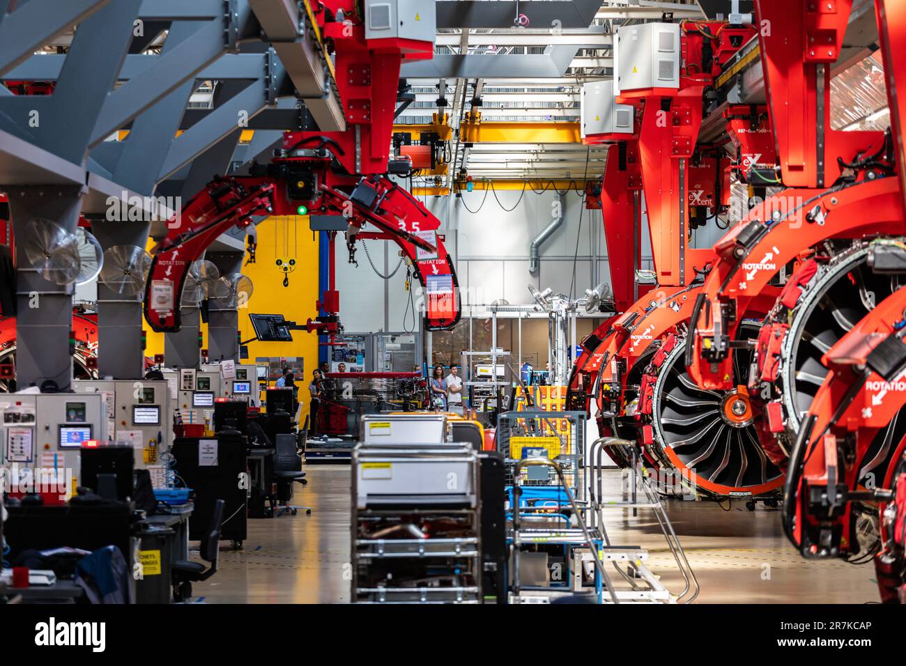Villaroche, France. 16th June, 2023. Illustration of the Safran ...