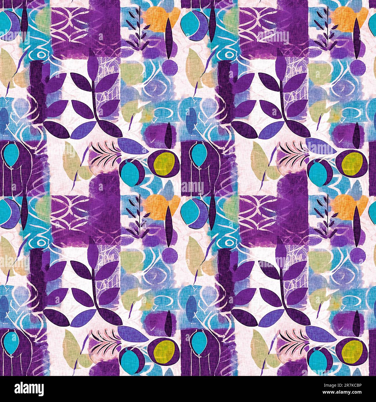 Purple Fabric Patterns
