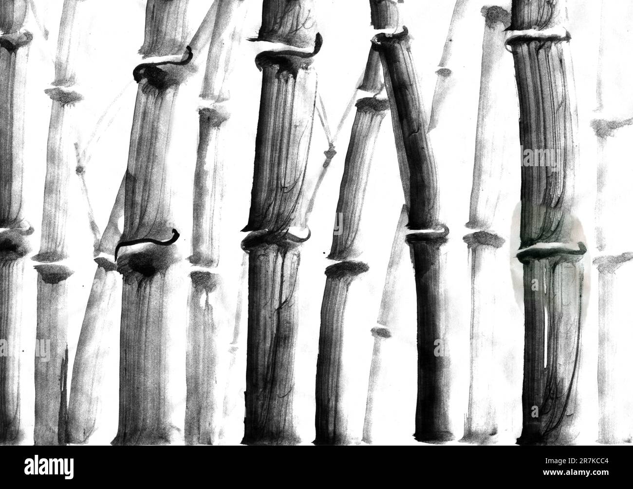 Asian bamboo art artwork hi-res stock photography and images - Alamy