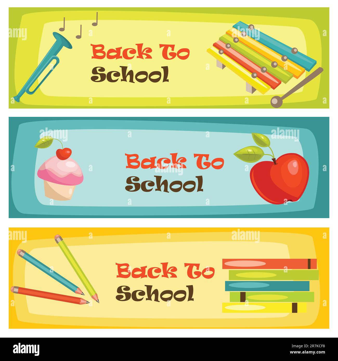 School banners Stock Vector Images - Alamy
