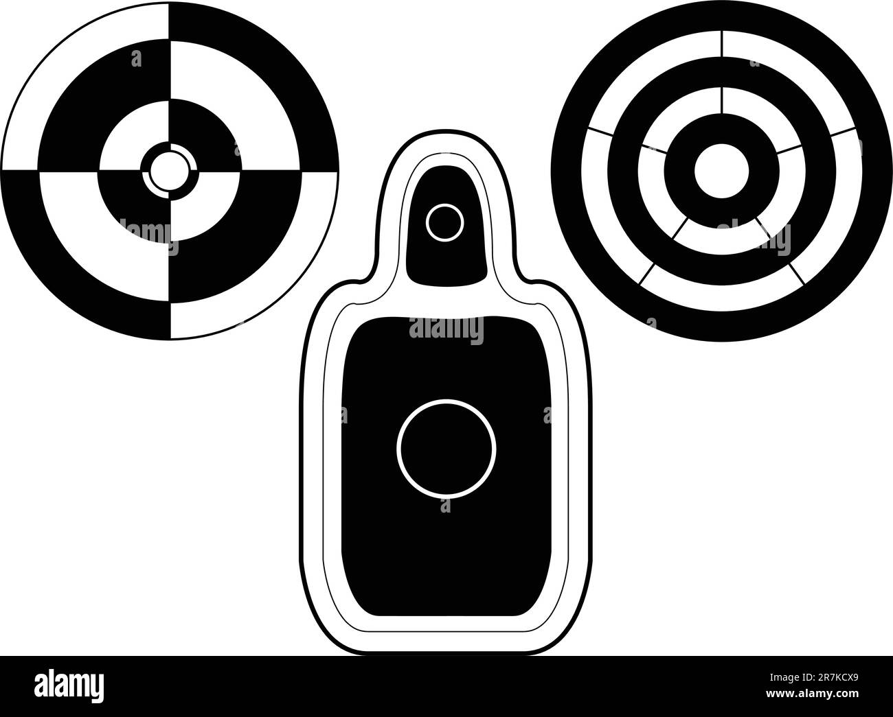 illustration of target - vector Stock Vector Image & Art - Alamy