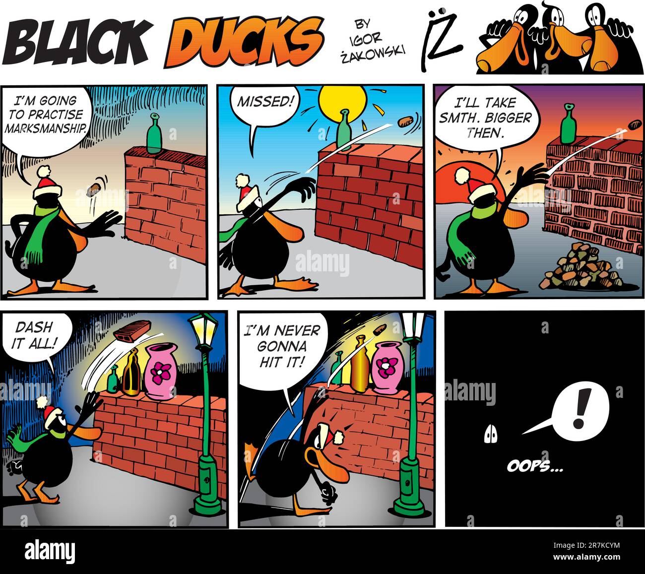 Black Ducks Comic Strip episode 68 Stock Vector Image & Art - Alamy