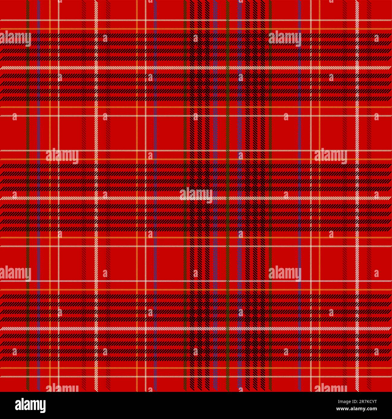 Illustration of Red Tartan Fabric Texture Stock Vector Image & Art - Alamy
