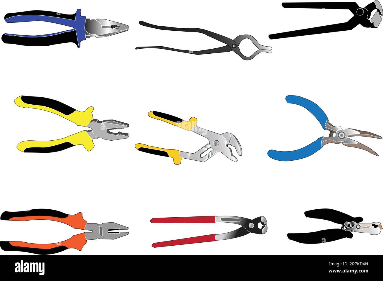 pincers collection - vector Stock Vector Image & Art - Alamy