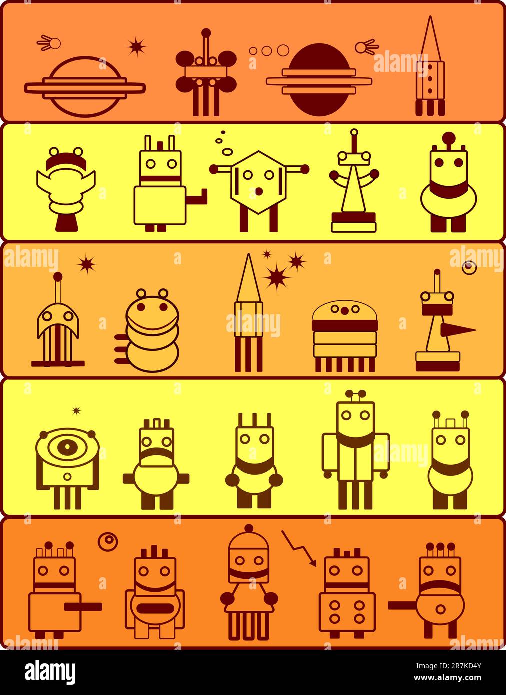Human robot relationship Stock Vector Images - Alamy