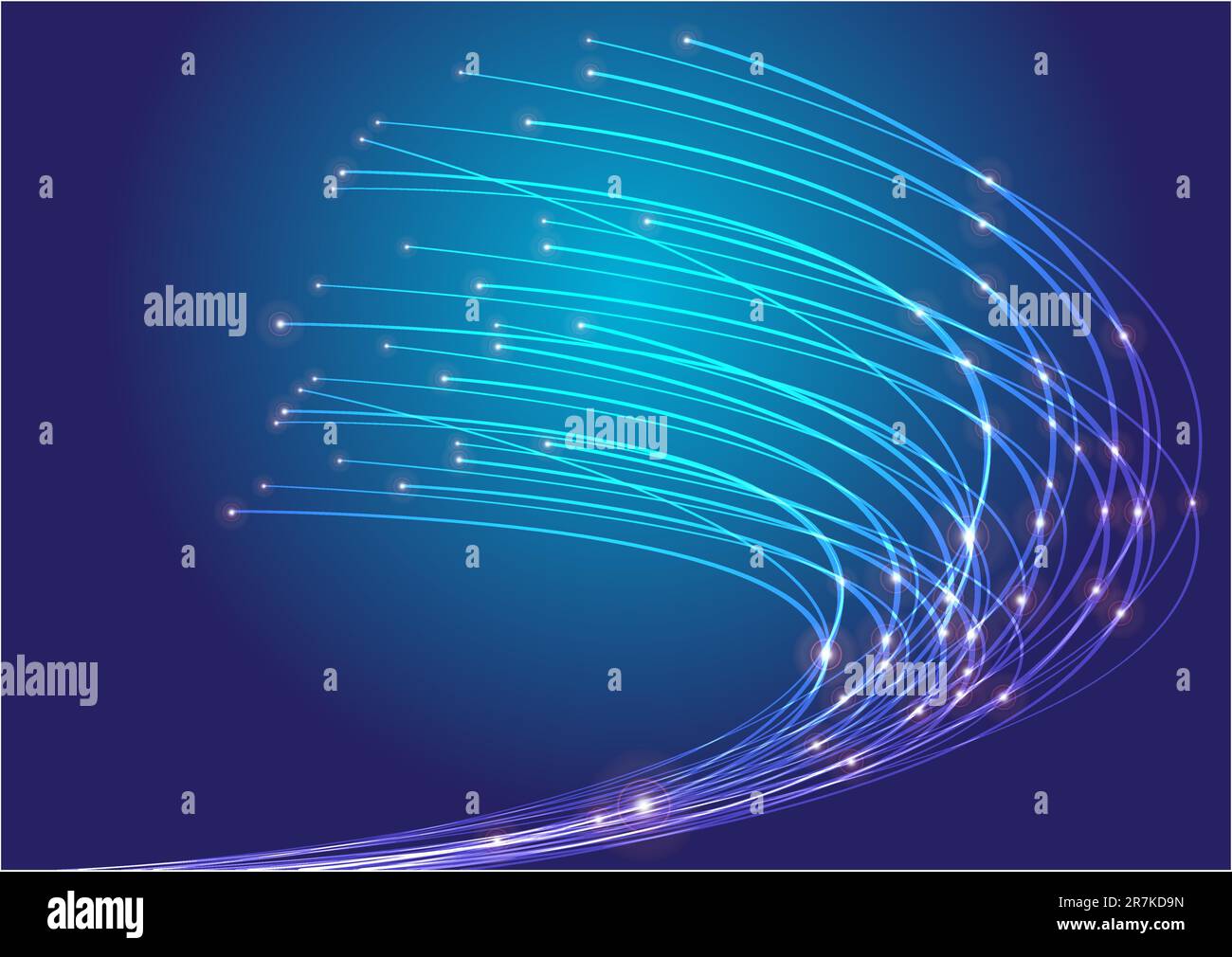 Optical fibers Stock Vector Images - Alamy