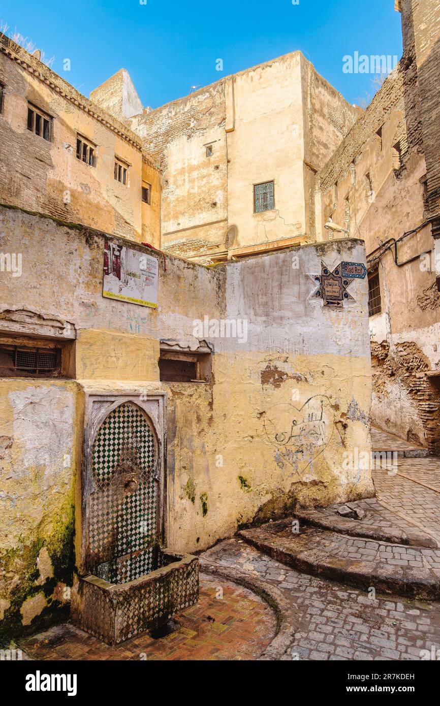 Fez morocco leather dying process hi-res stock photography and images ...