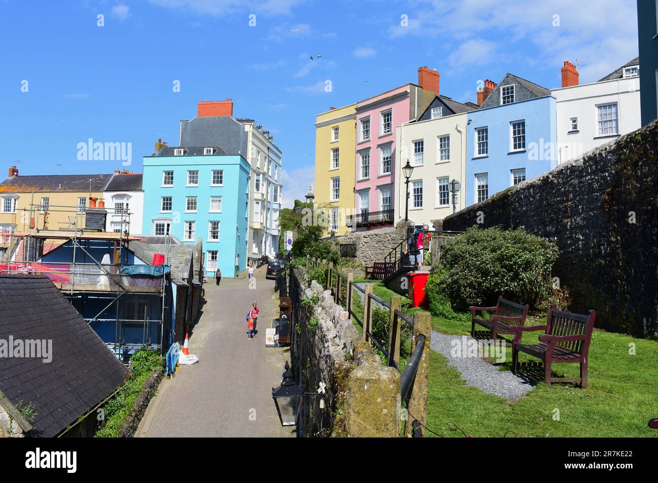 Tenby quay hill hi-res stock photography and images - Alamy