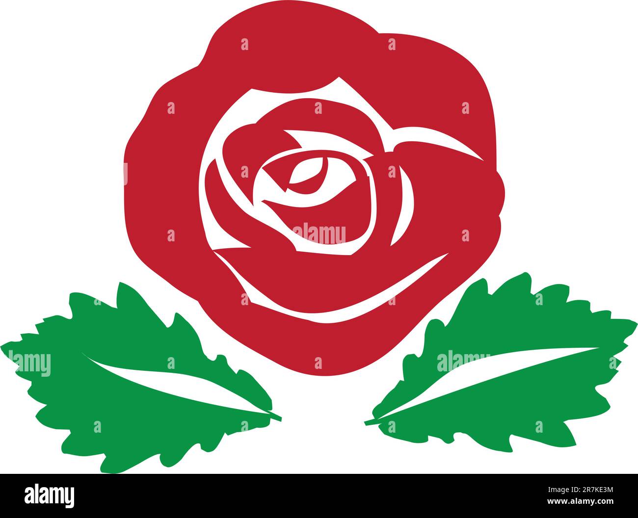 Nice red rose Stock Vector Images - Alamy