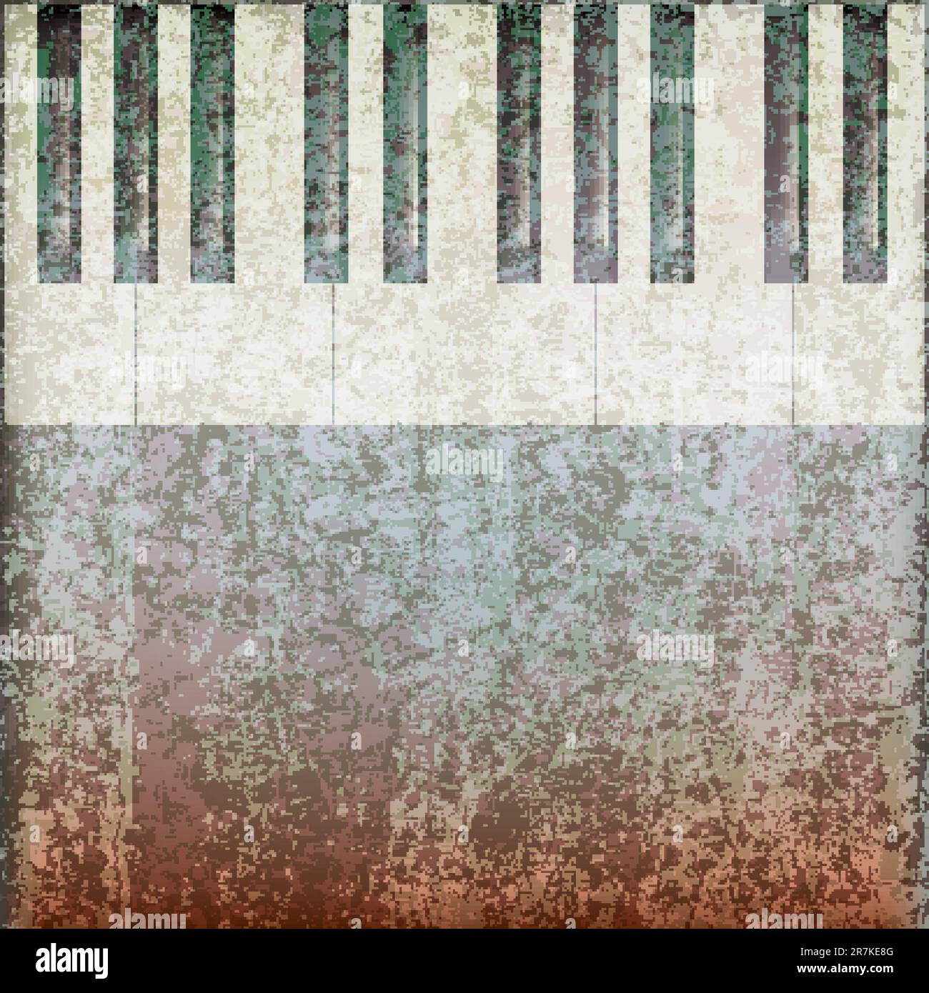 abstract grunge music background with piano keys on grey Stock Vector ...