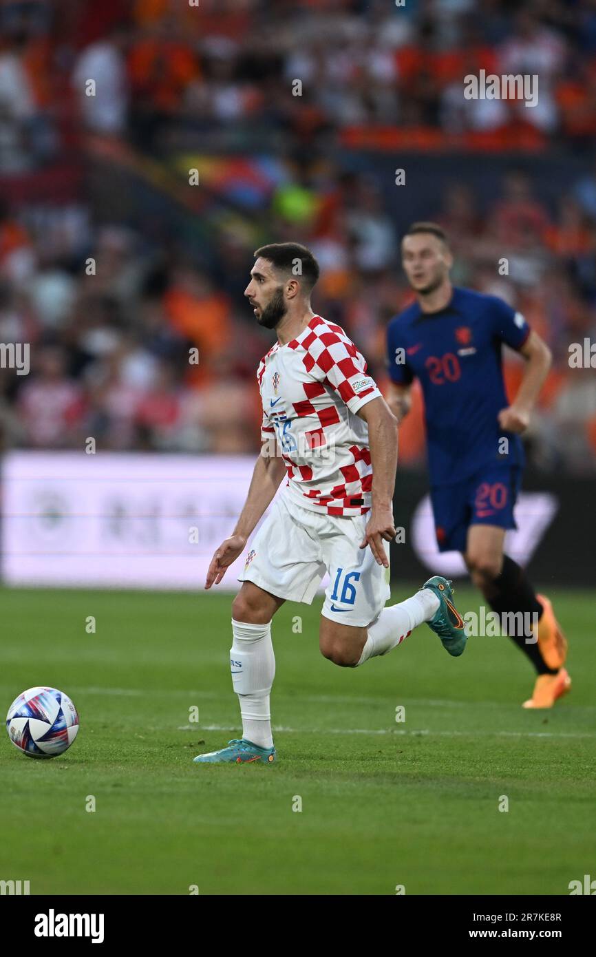 ROTTERDAM, NETHERLANDS - JUNE 14: Luka Ivanusec of Croatia during the ...