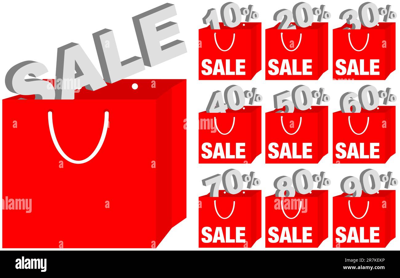 Large supermarket pack Stock Vector Images - Alamy