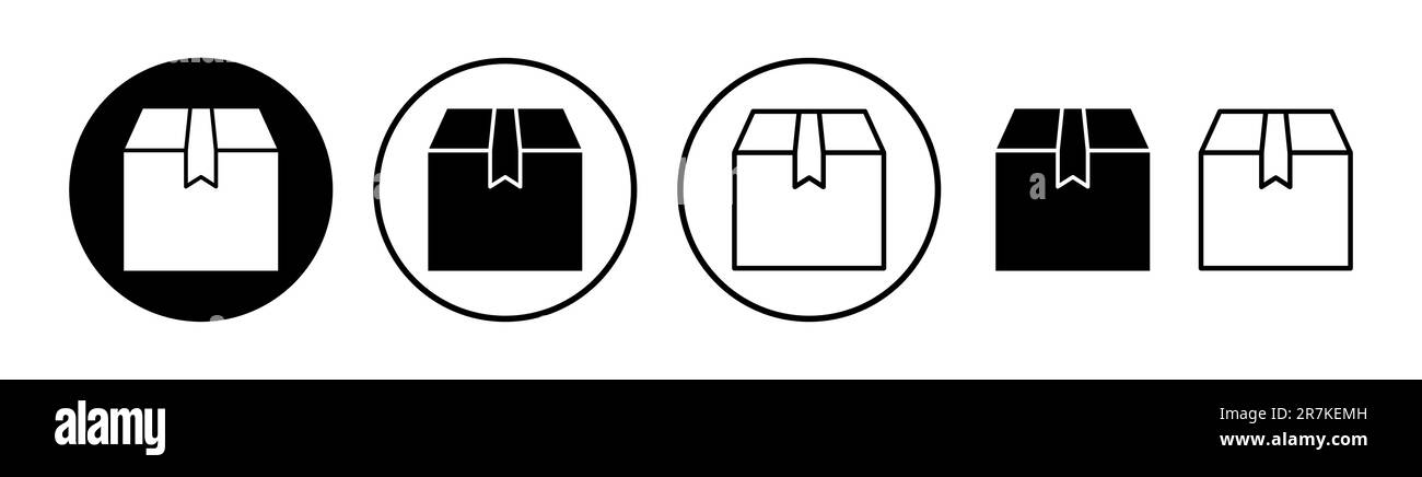 Box icon vector. Box sign. delivery package. parcel box Stock Vector ...