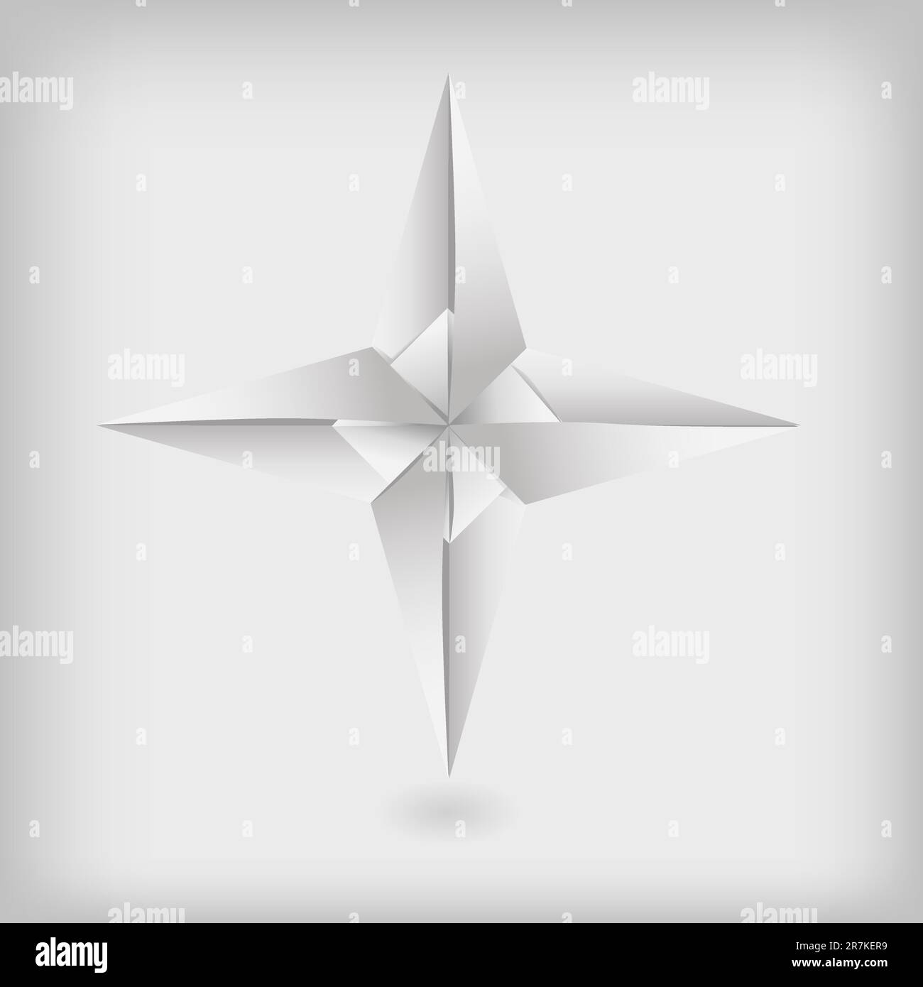 vector photo real origami star Stock Vector Image & Art - Alamy