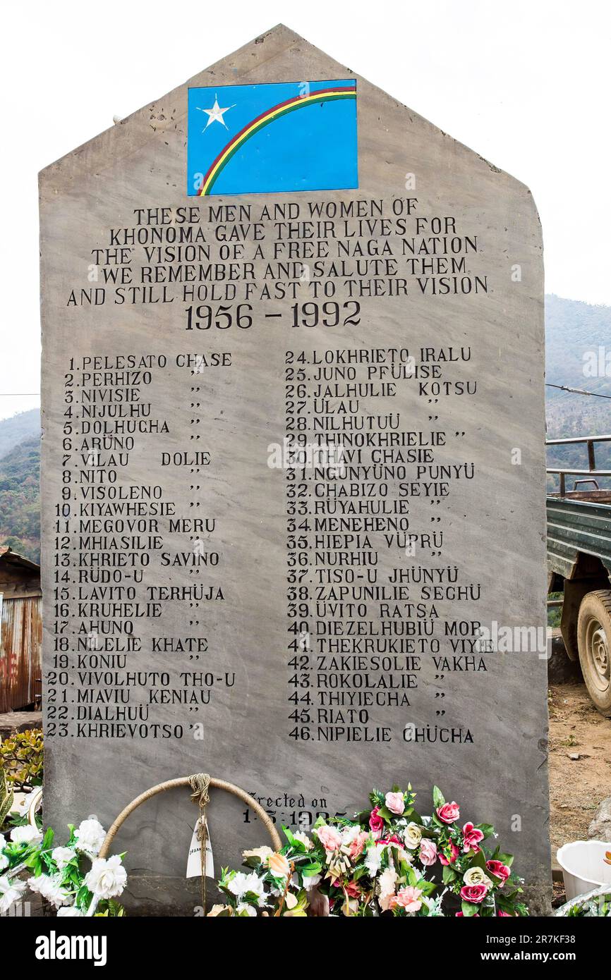 Nagaland flag hi-res stock photography and images - Alamy