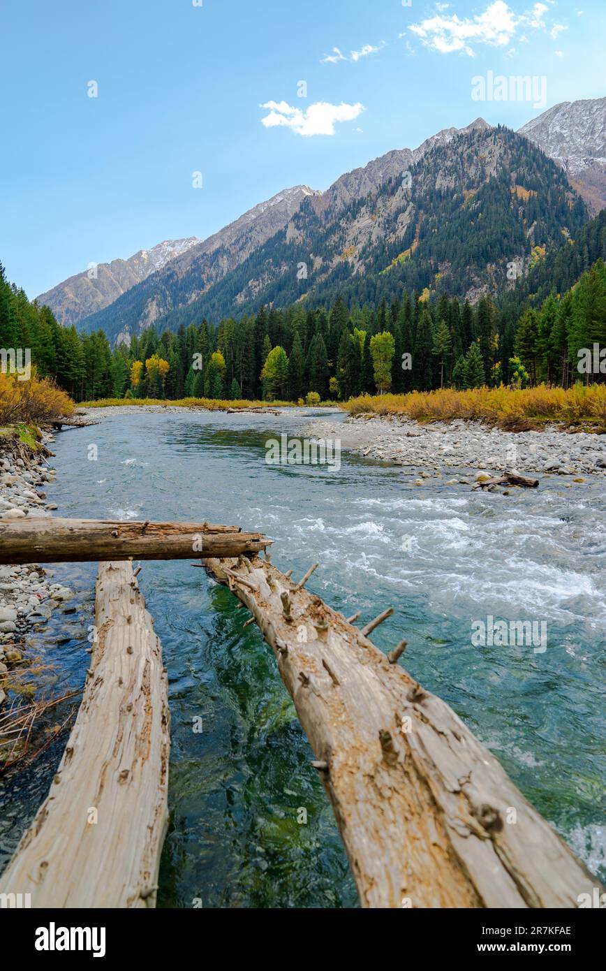 Kumrat Valley, The Panjkora River, Which Originates in the Hindu Kush ...