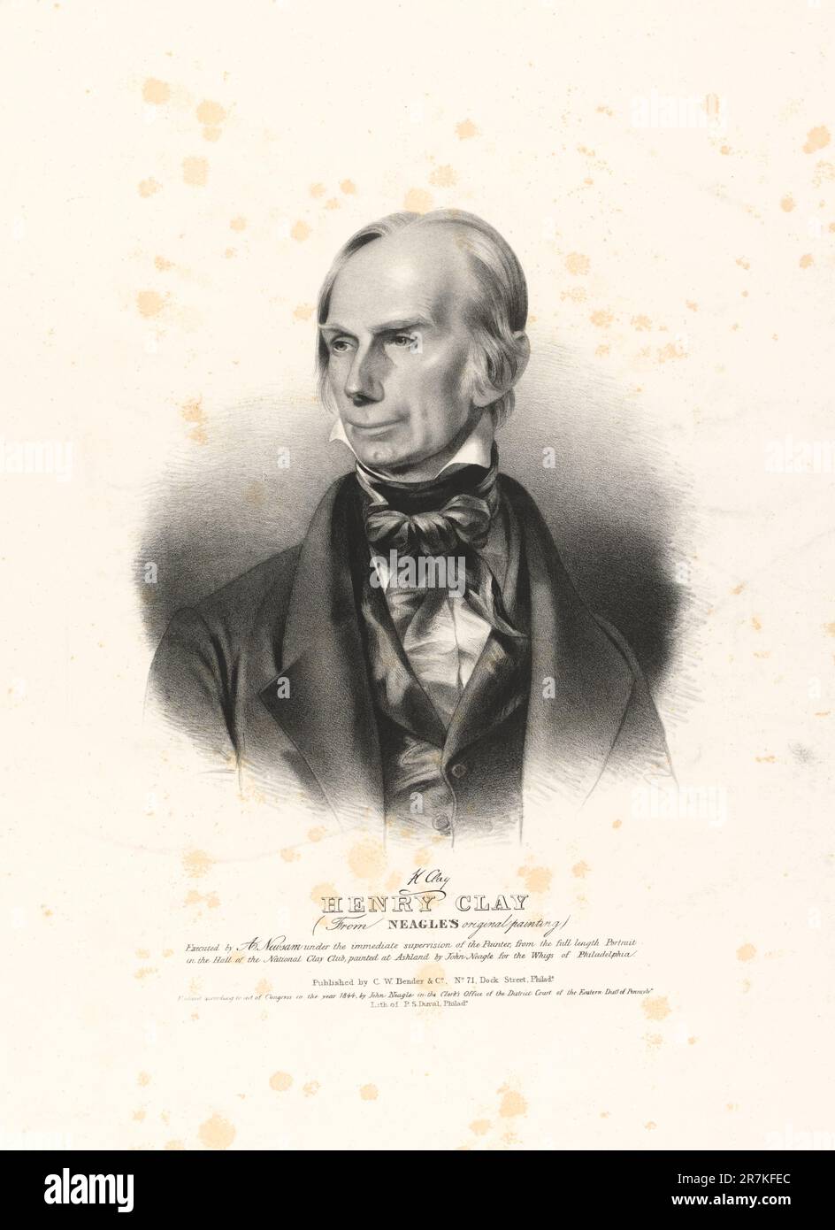 Henry Clay 1844 Stock Photo - Alamy