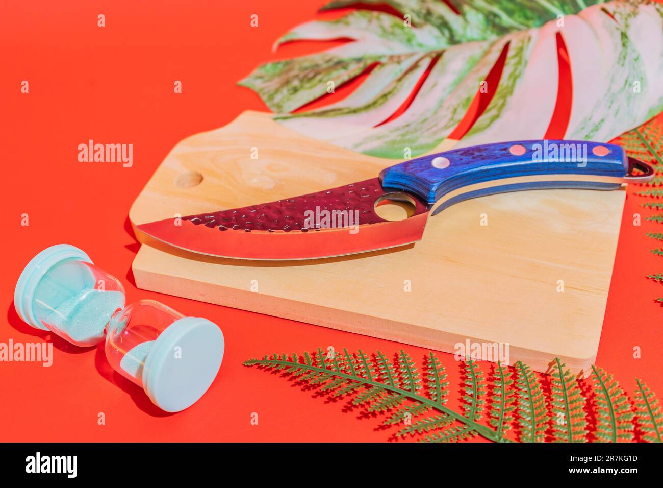 The Modern Blue Kitchen Knife is a perfect blend of style and ...