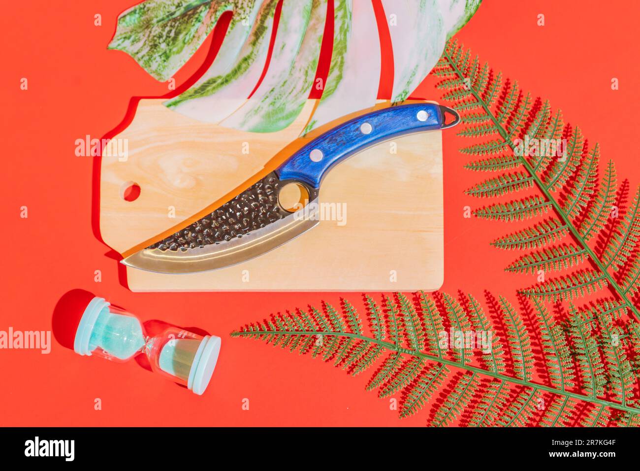The Modern Blue Kitchen Knife is a perfect blend of style and ...