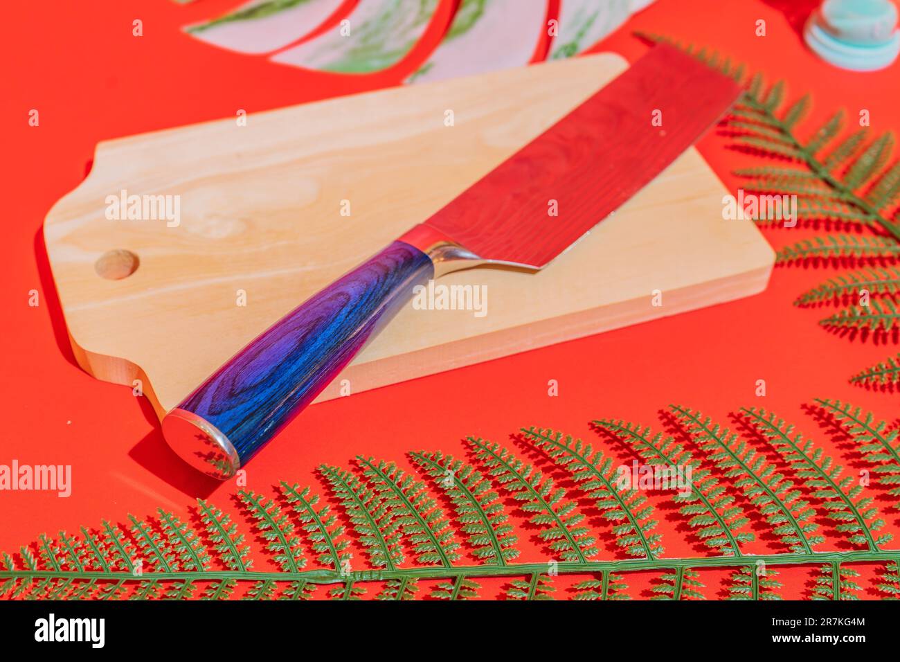 The Modern Blue Kitchen Knife is a perfect blend of style and ...