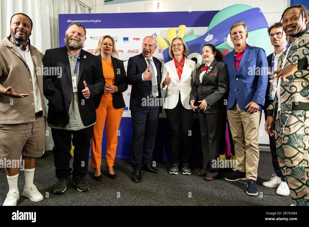 (L-R) Yosef Wolde-Mariam, Madcon; Mark Solomeyer, Vice President and ...