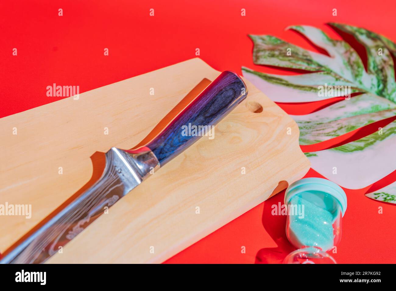 The Modern Blue Kitchen Knife is a perfect blend of style and ...