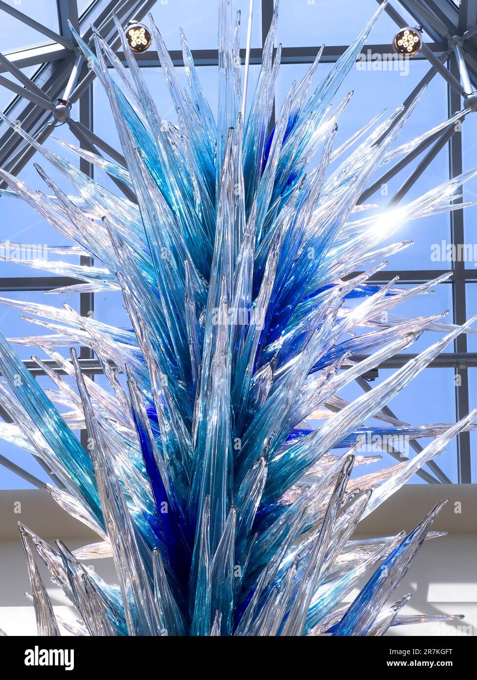 Naples, Florida, USA. 08 March 2023. Glass sculpture by Dale Chihuly on ...
