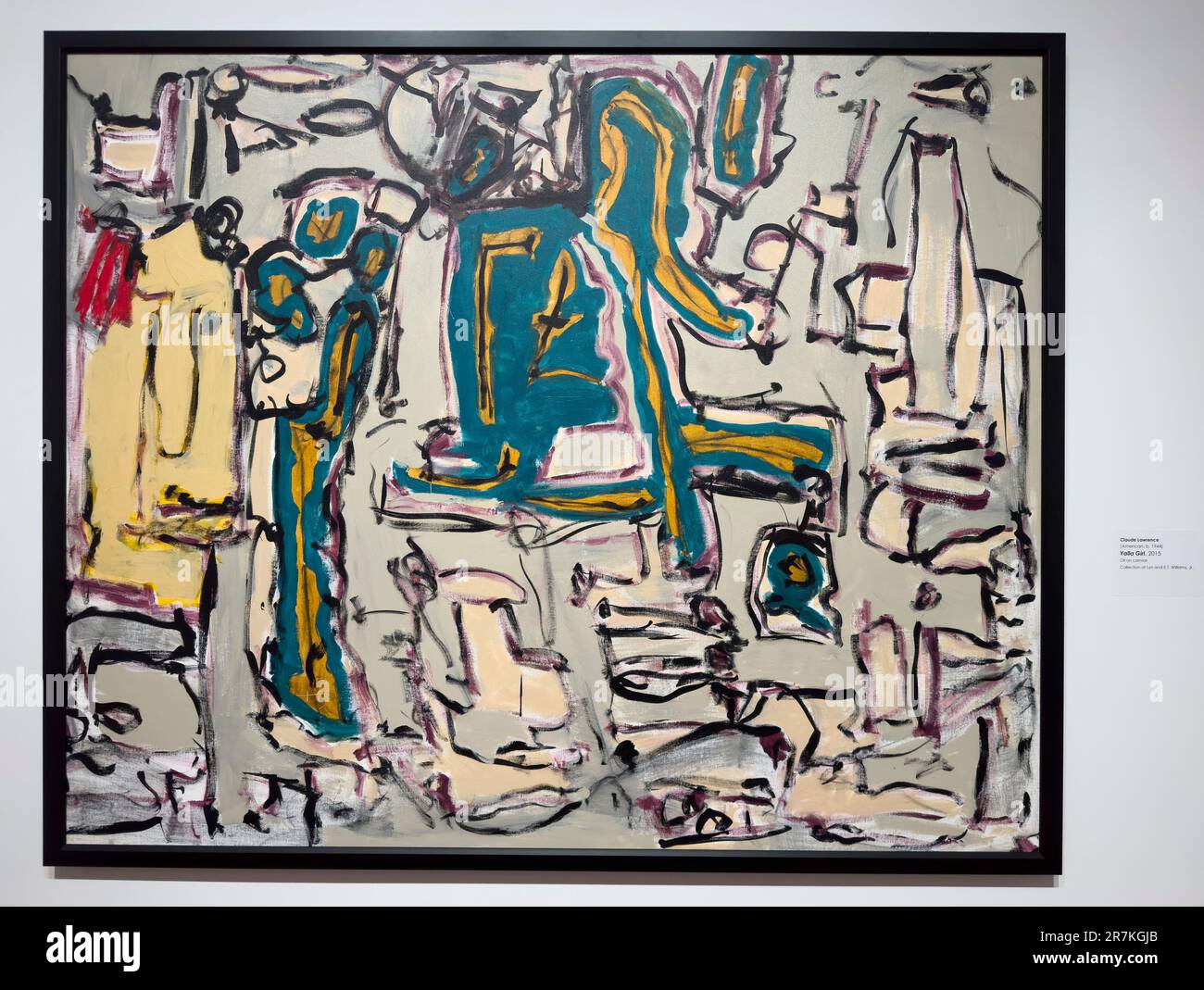 Naples, Florida, USA. 08 March 2023. Claude Lawrence oil painting on ...