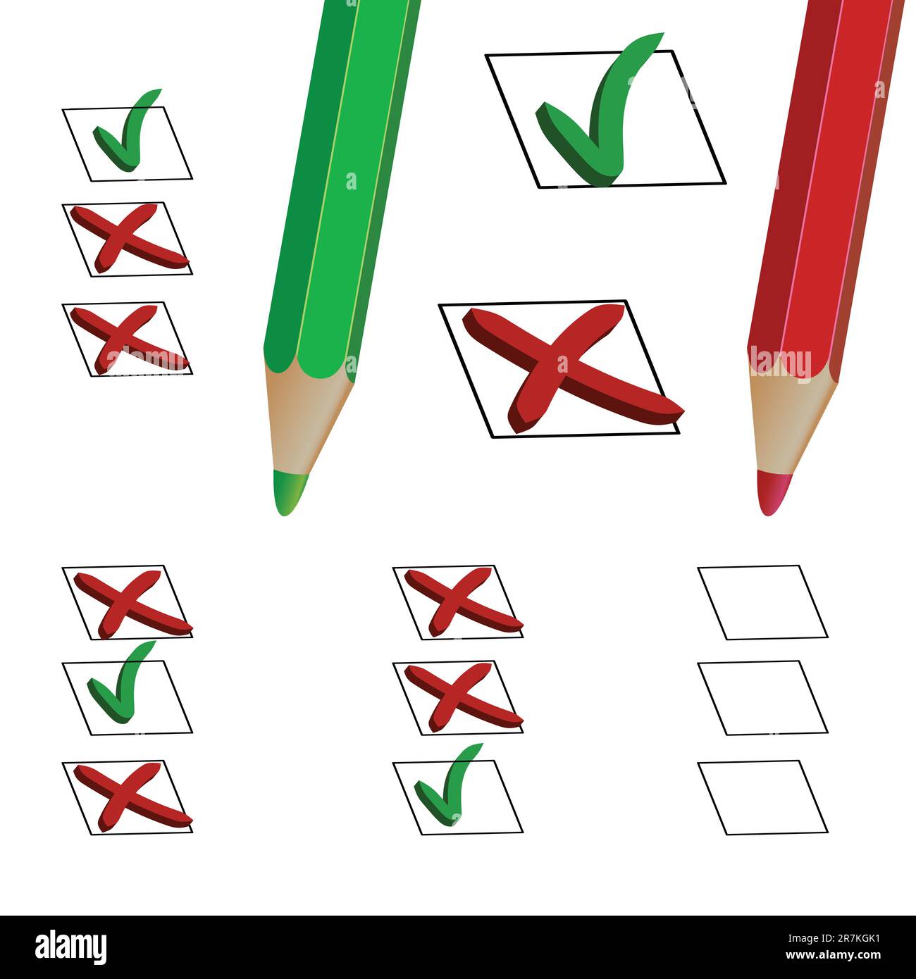 3d pencil marks against white background, abstract vector art ...