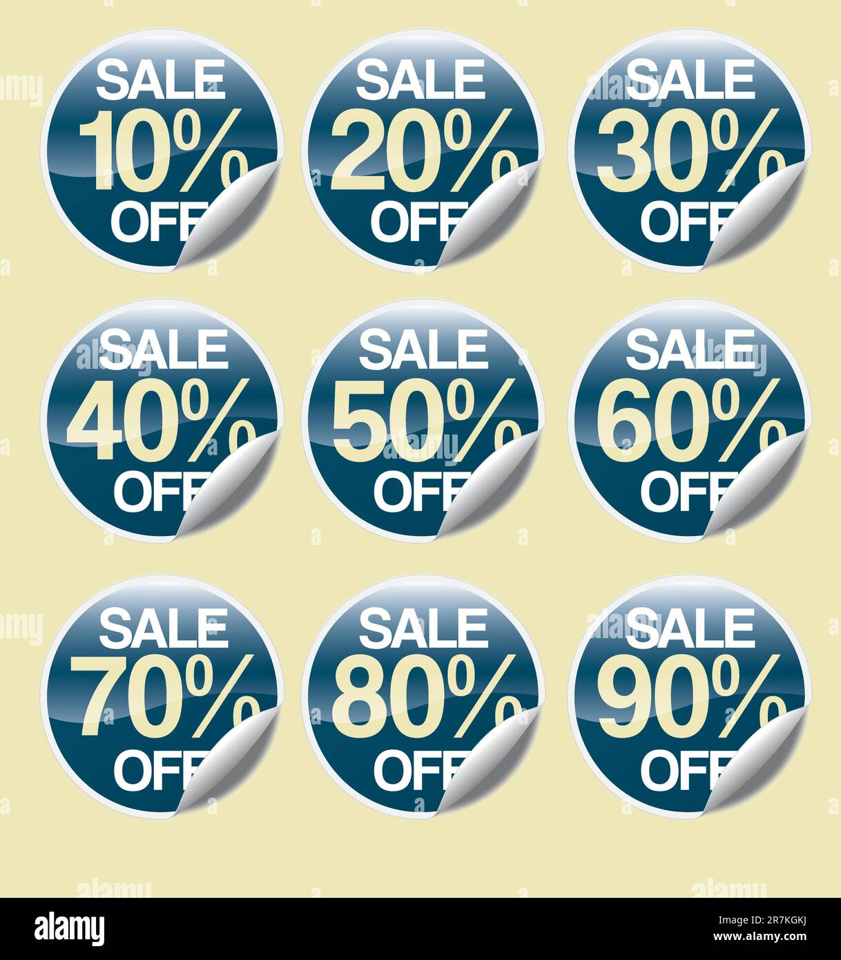 Sales stickers Stock Vector Images - Alamy